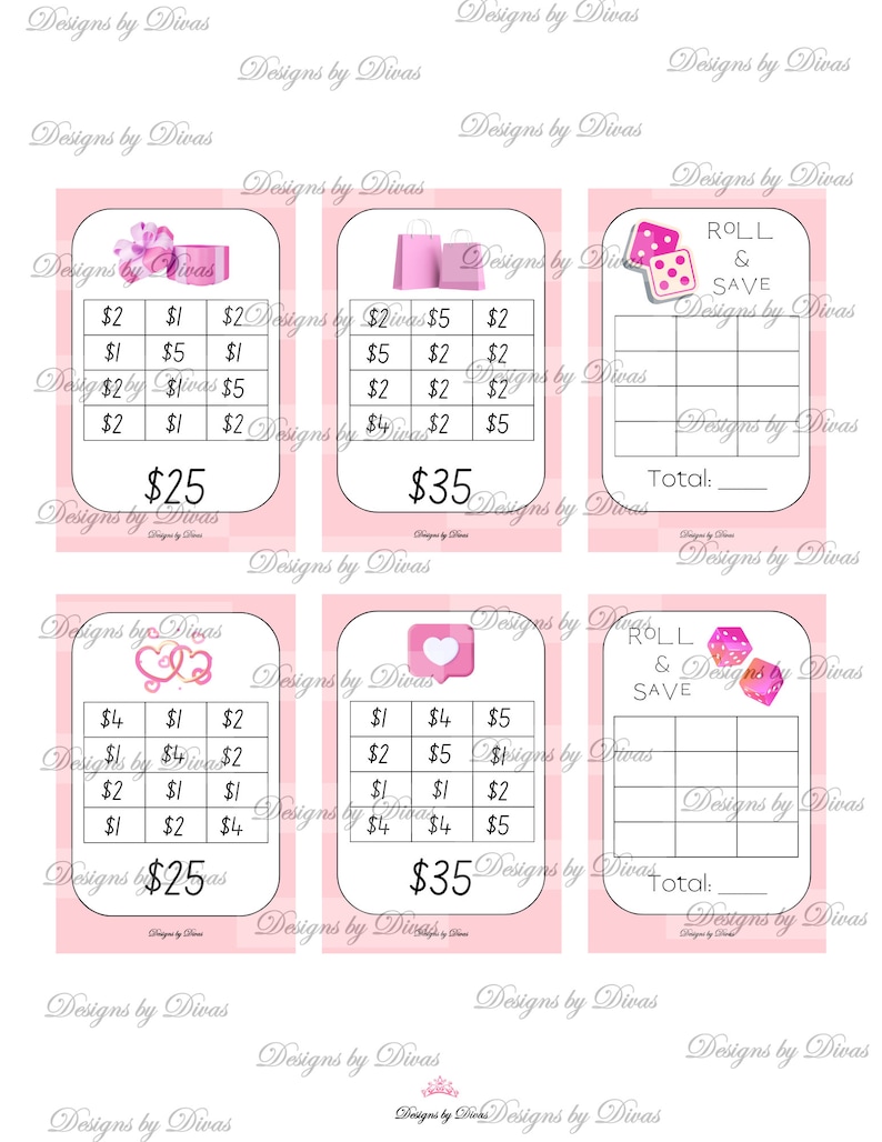 Mini Savings Challenges, Cash Stuffing, Digital Low Budget V3 - Etsy