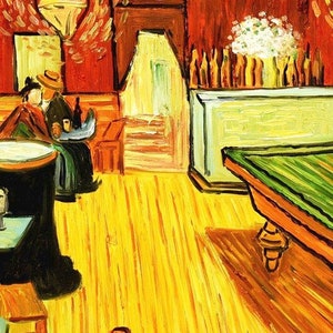 Vincent Van Gogh - Billiard Room in Arles D98857 G 60 X 90 Cm Stylish ...