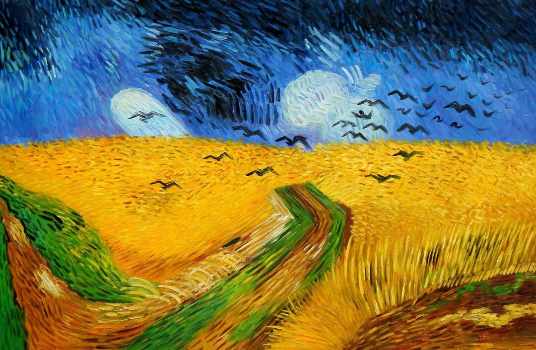Vincent Van Gogh Cornfield With Crows P95330 120 X 180 Cm Oil Painting ...