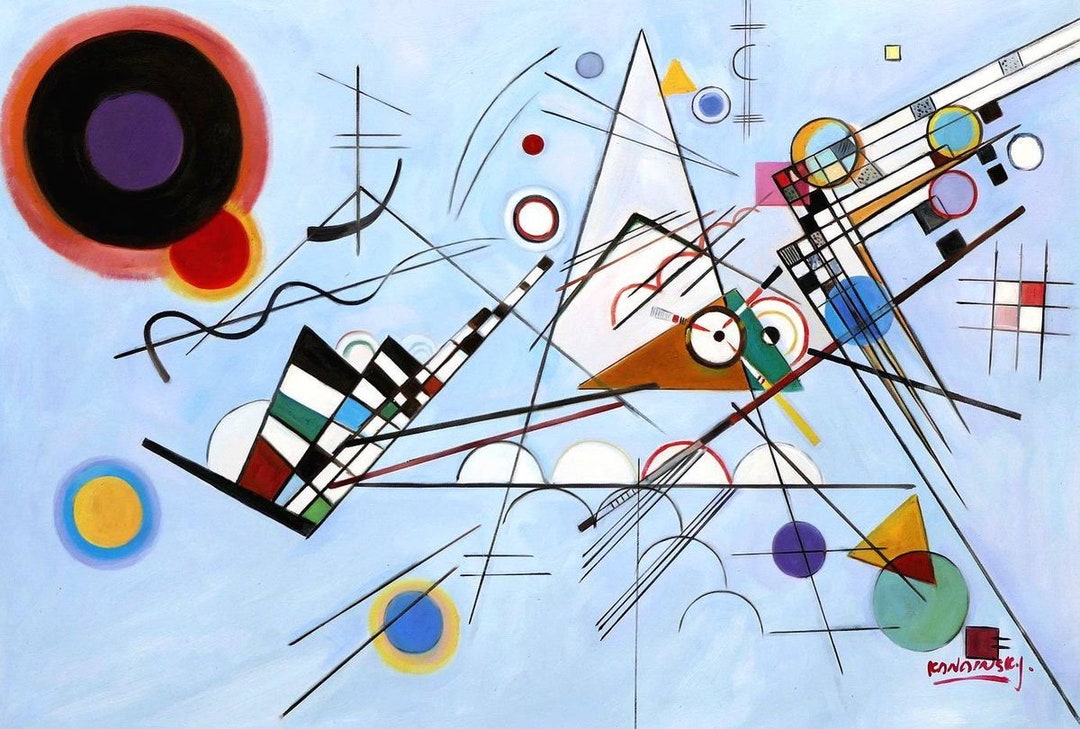 Vassily Kandinsky - Composition VIII d97077 60 x 90 cm remarquable ...