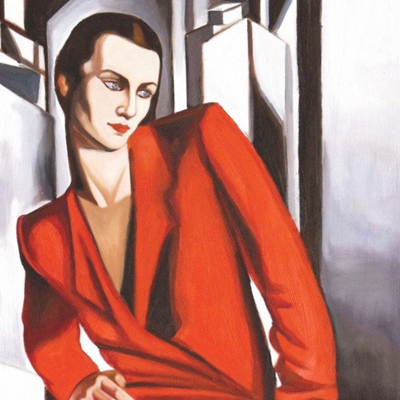 Oil Homage to Tamara de Lempicka Andromeda d94250 60 x 90 cm hand ...