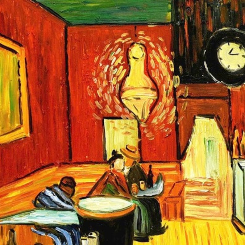 Vincent Van Gogh - Billiard Room in Arles D98857 G 60 X 90 Cm Stylish ...