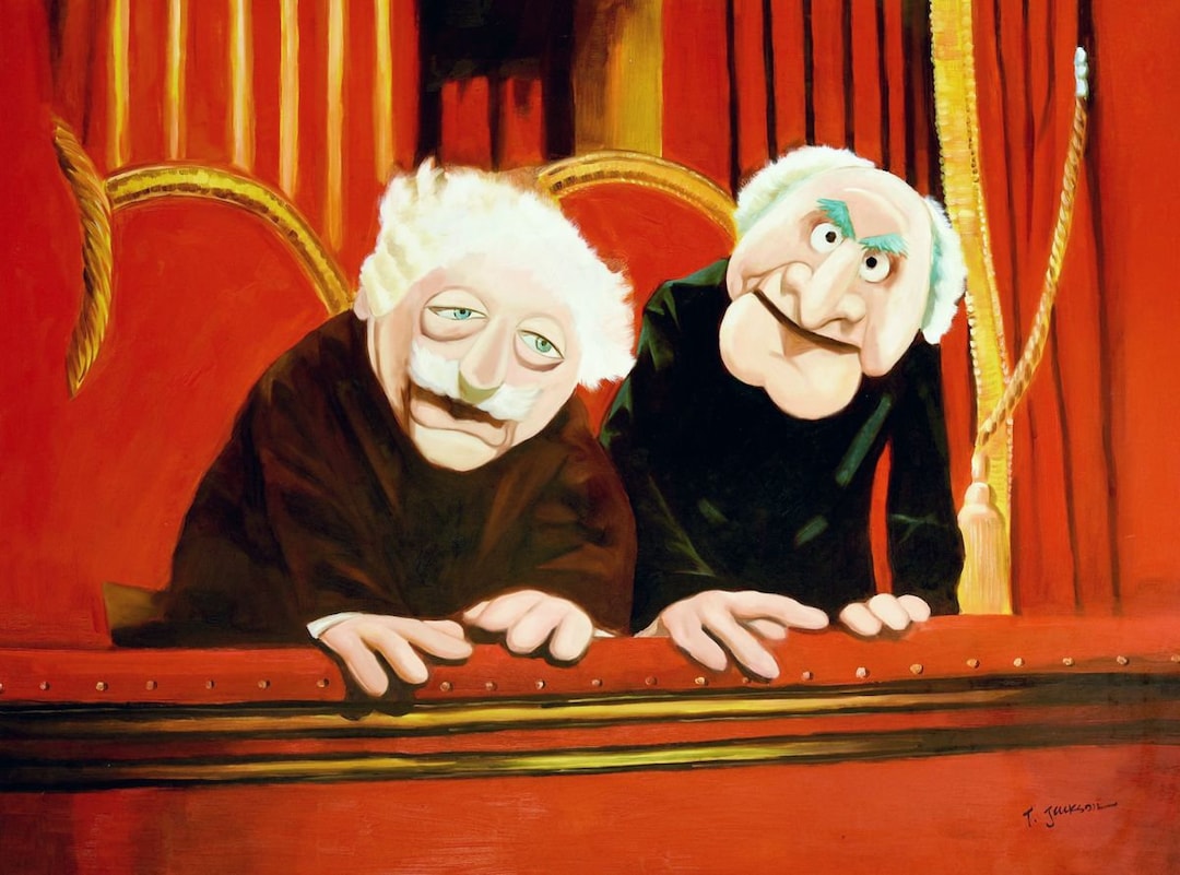 Muppet Grandpa Waldorf & Statler Pop Art K99368 90 X 120 Cm - Etsy UK