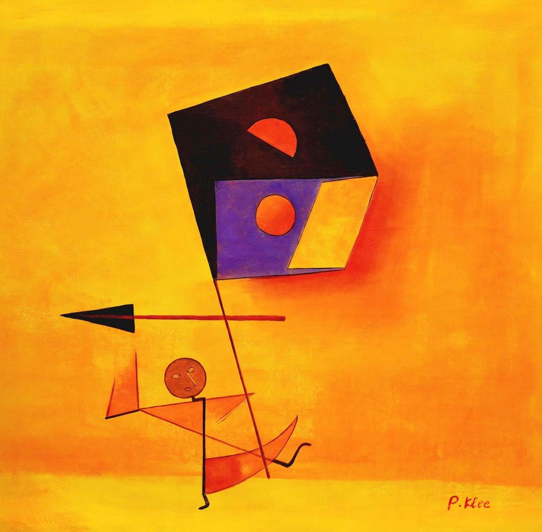 Paul Klee - Conqueror M98565 120 X 120 Cm Exquisite Oil Painting - Etsy