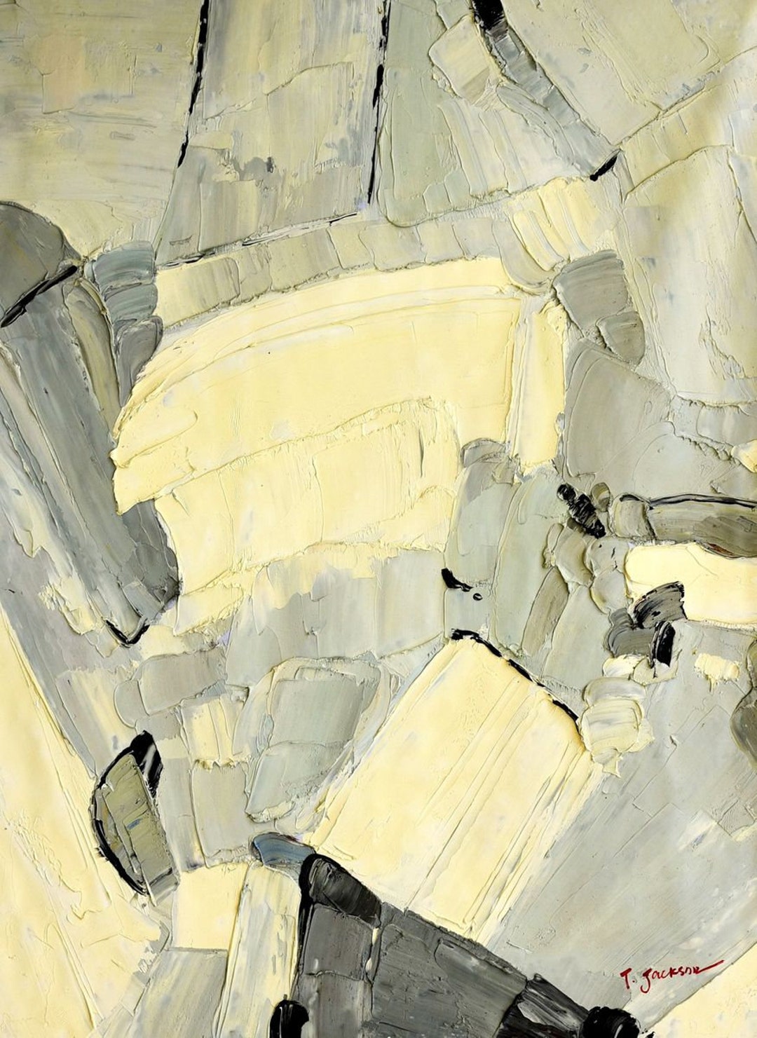 Abstract - Plate Tectonics I98955 80 X 110 Cm Abstract Oil Painting - Etsy