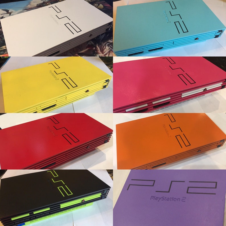 Playstation 2 PS2 Console Custom Single Color/dual Color - Etsy