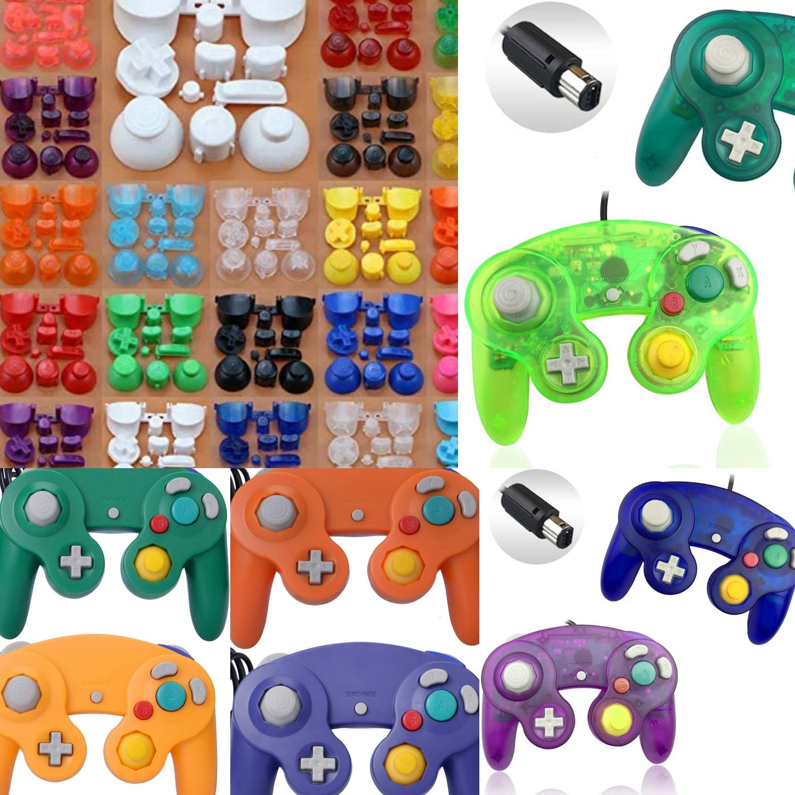 Custom Colored Nintendo Gamecube Controller With Custom