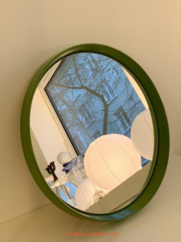 STUDIOSECONDLOVE Mirror Space Age 70S Mirro Spiegel Run Vintage Retro ...