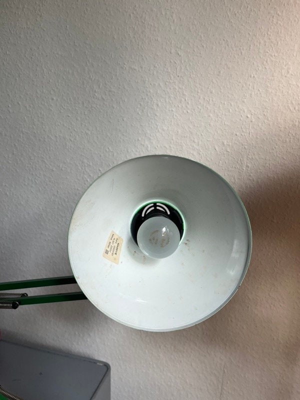 STUDIOSECONDLOVE MASSIVE BELGIUM Green Vintage Architect Lamp Clamp ...