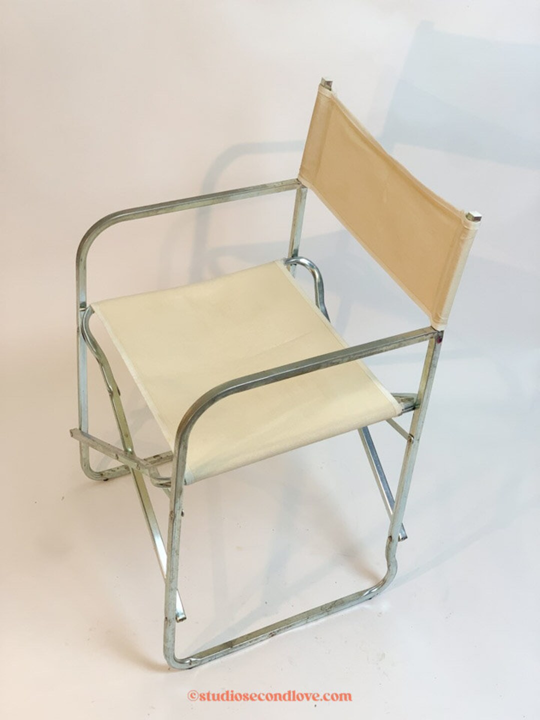 STUDIOSECONDLOVE 1/5 Vintage Regie Metal Camping Garden Folding Chair ...