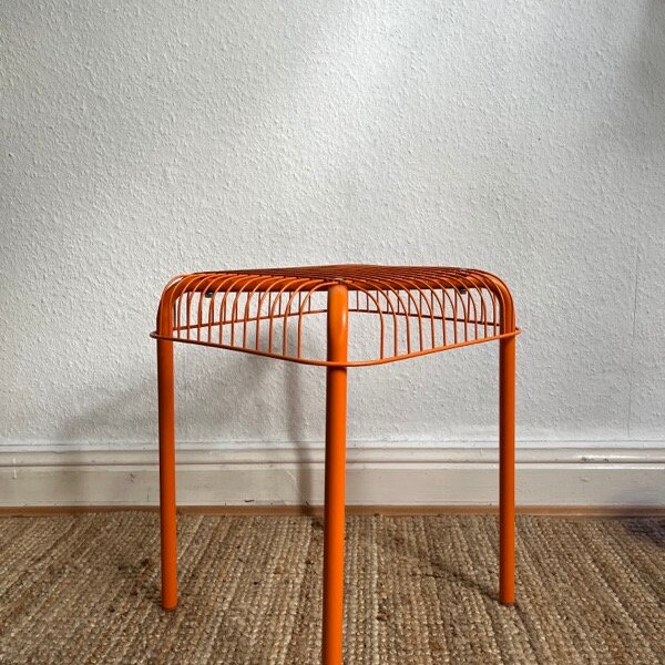 Vintage Metal Stool - Etsy