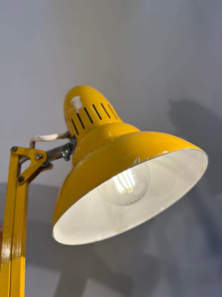 STUDIOSECONDLOVE LEDU WASO Sweden W1 Vintage Architect Desk Lamp Yellow ...
