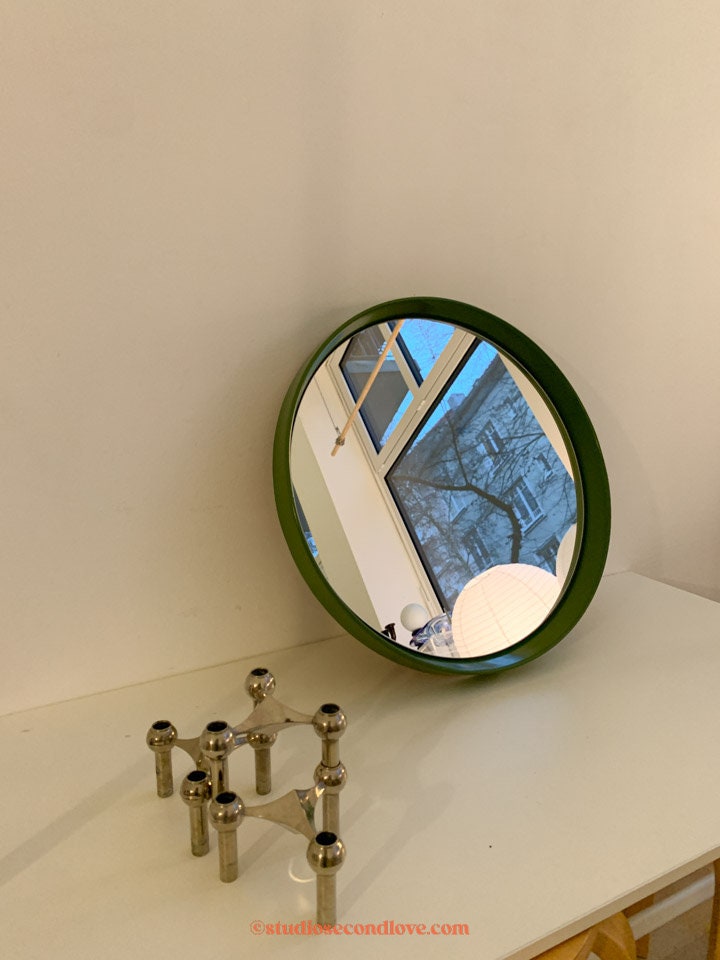 STUDIOSECONDLOVE Mirror Space Age 70S Mirro Spiegel Run Vintage Retro ...