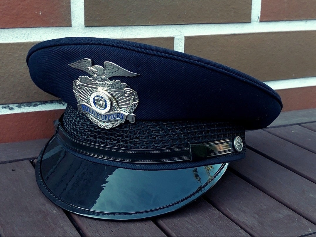 LAPD Hat With Replica Hat Badge - Etsy