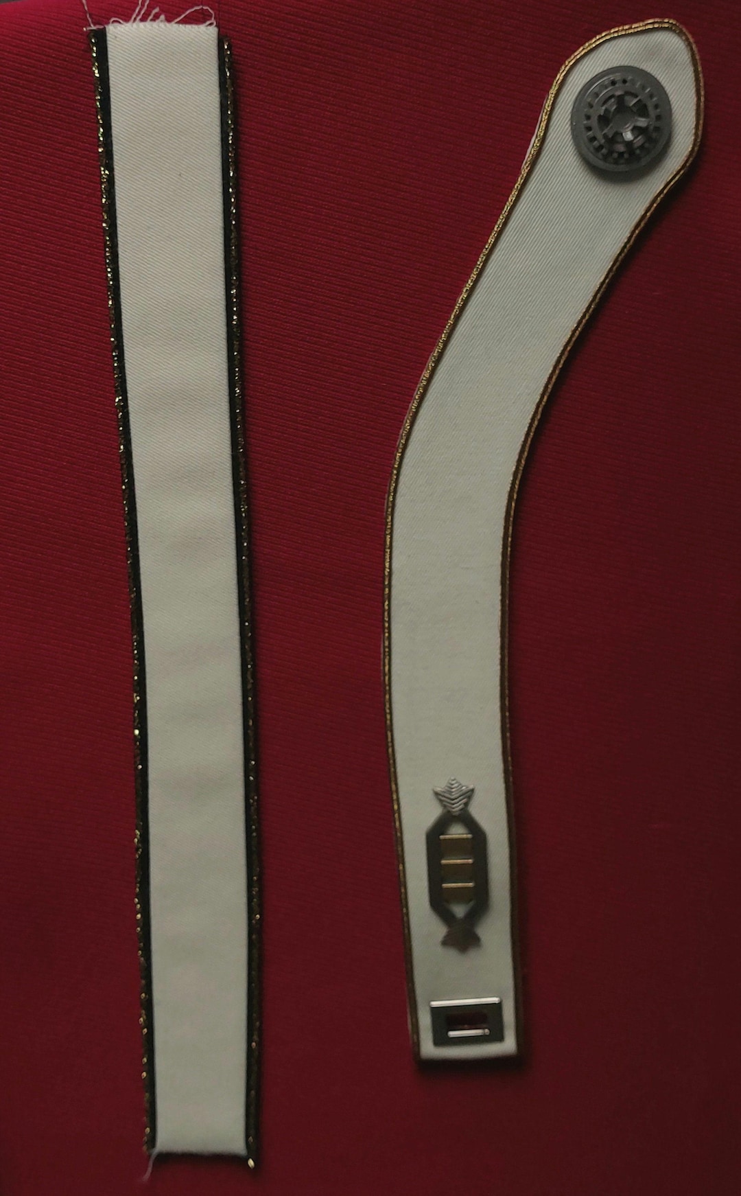 STAR TREK Complete Captain-set Command Shoulder Strap and Sleeve-band ...