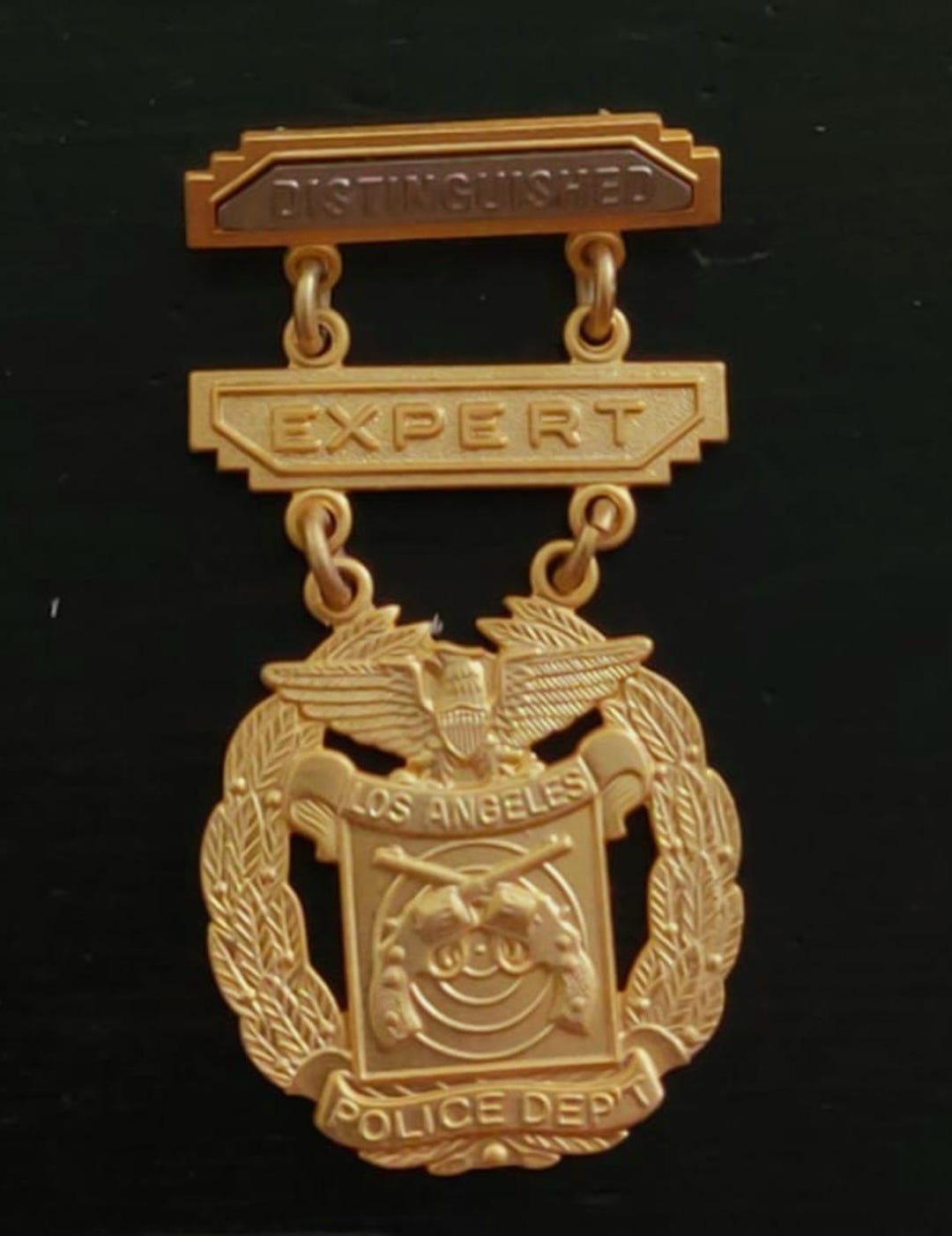 Los Angeles Police Department Shooting Medal DISTINGUISHED EXPERT LAPD ...