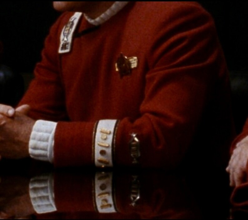STAR TREK Command Sleeve Band Patch of the Twok-uniform (wrath of Khan ...