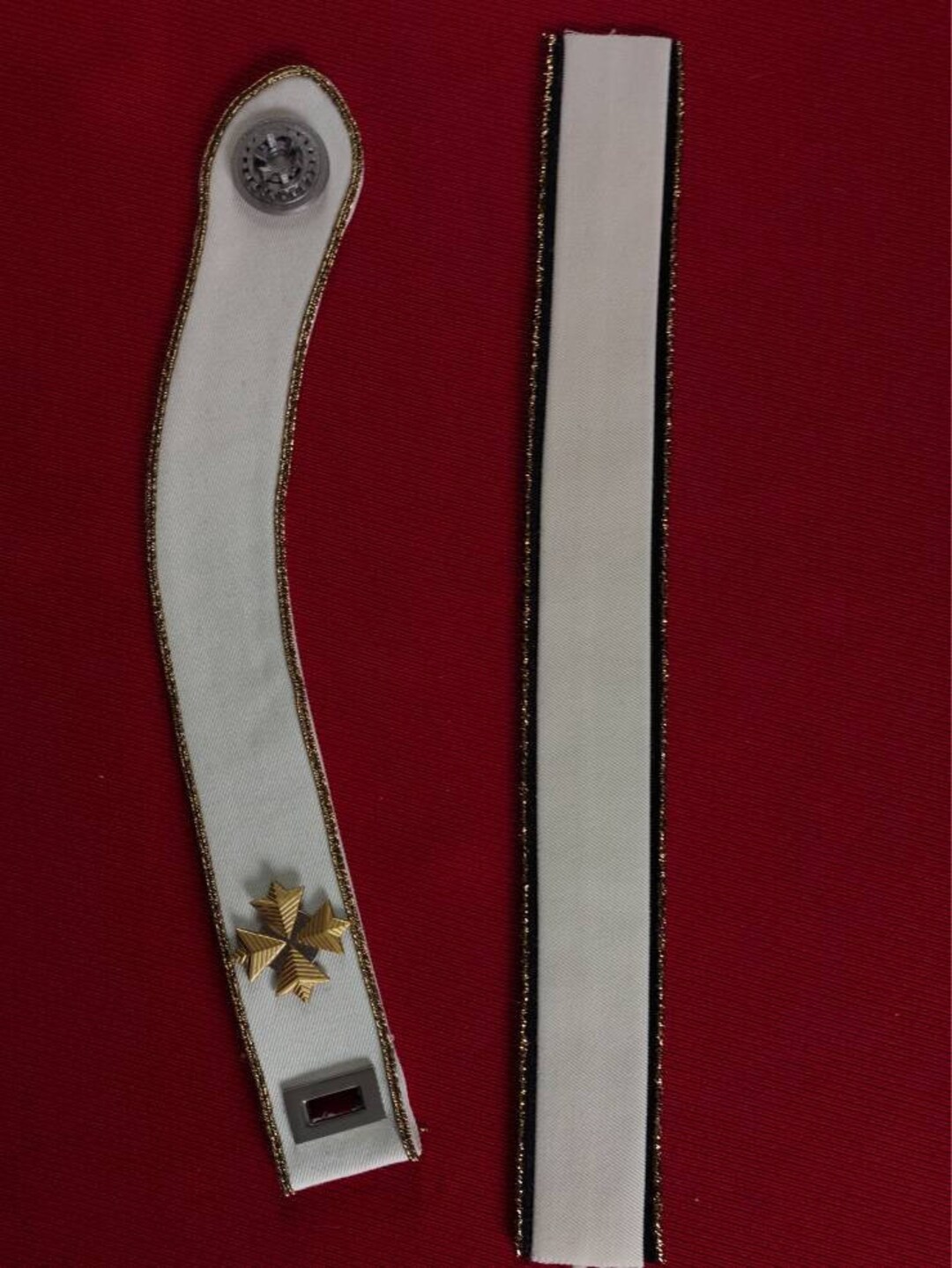 STAR TREK Complete (rear) Admiral-set Command Shoulder Strap and Sleeve ...