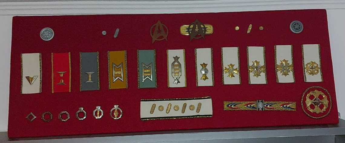 STAR TREK Command Sleeve Band Patch of the Twok-uniform (wrath of Khan ...