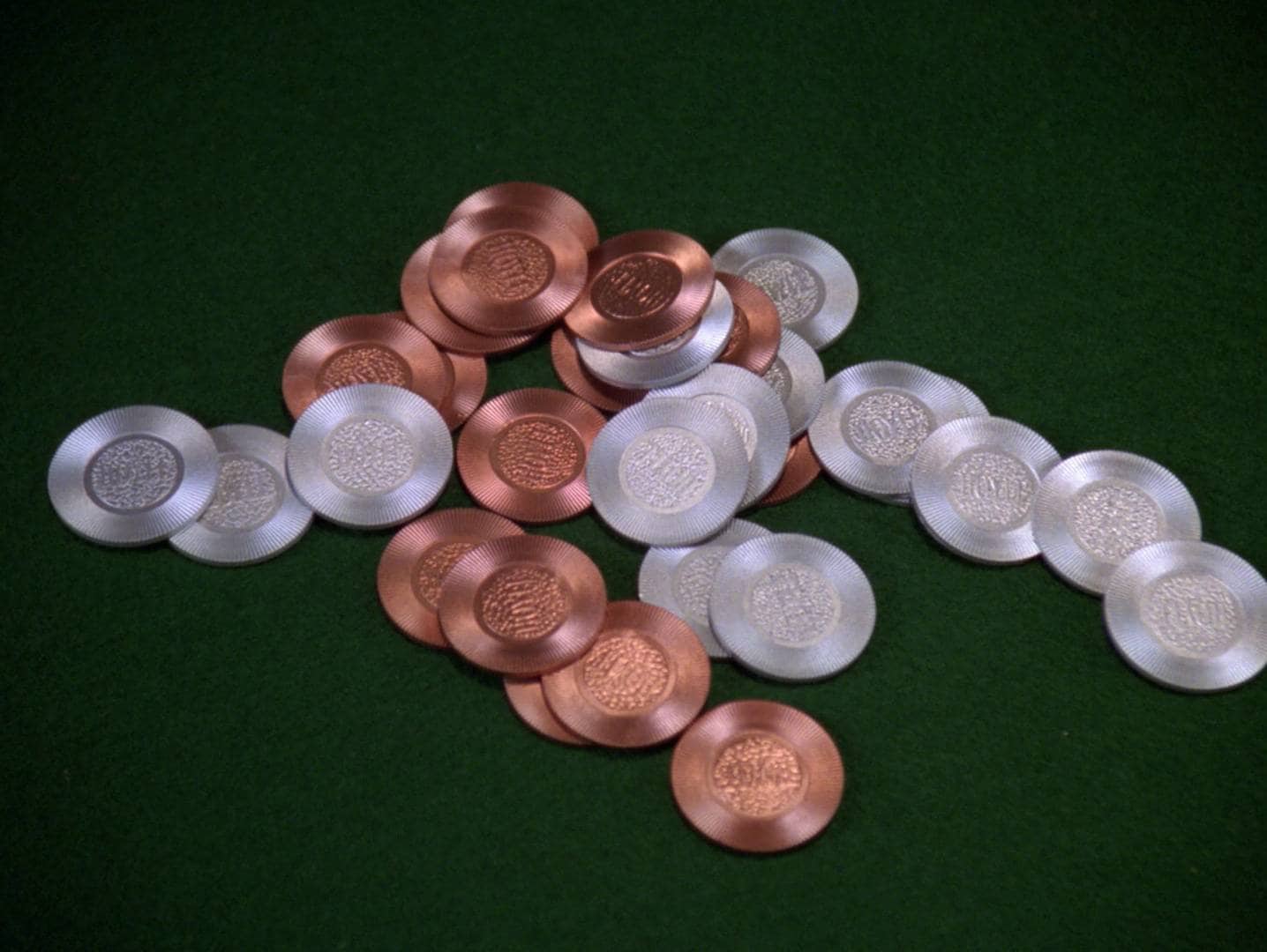 STAR TREK TNG Poker Chips Display as Seen in Star Trek: the Next ...