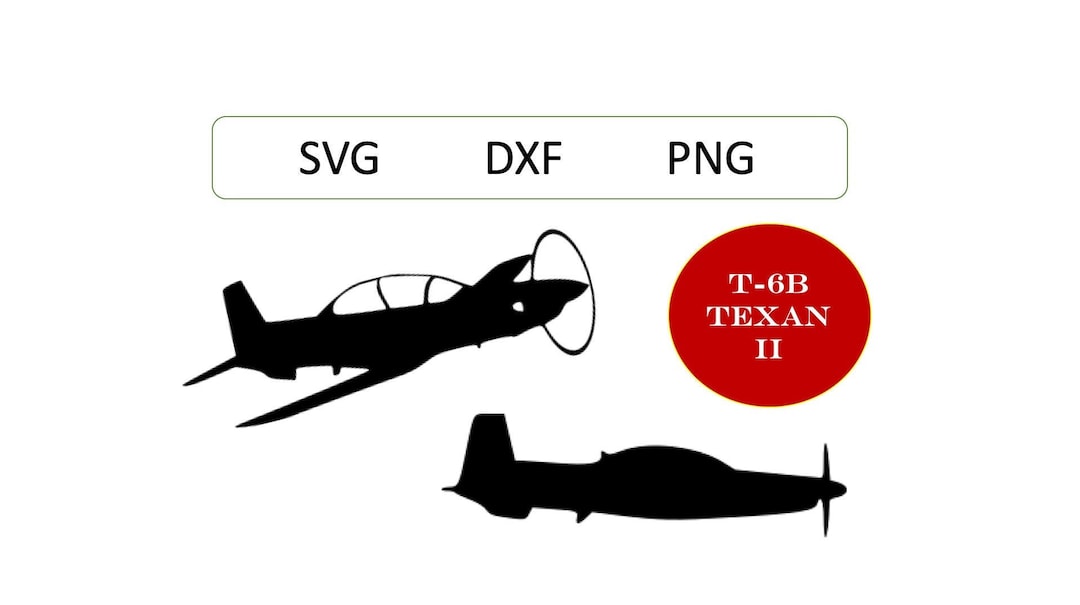 T-6B Texan II SVG Pack, Usmc Marines Usn Navy Usaf Air Force Airplane ...