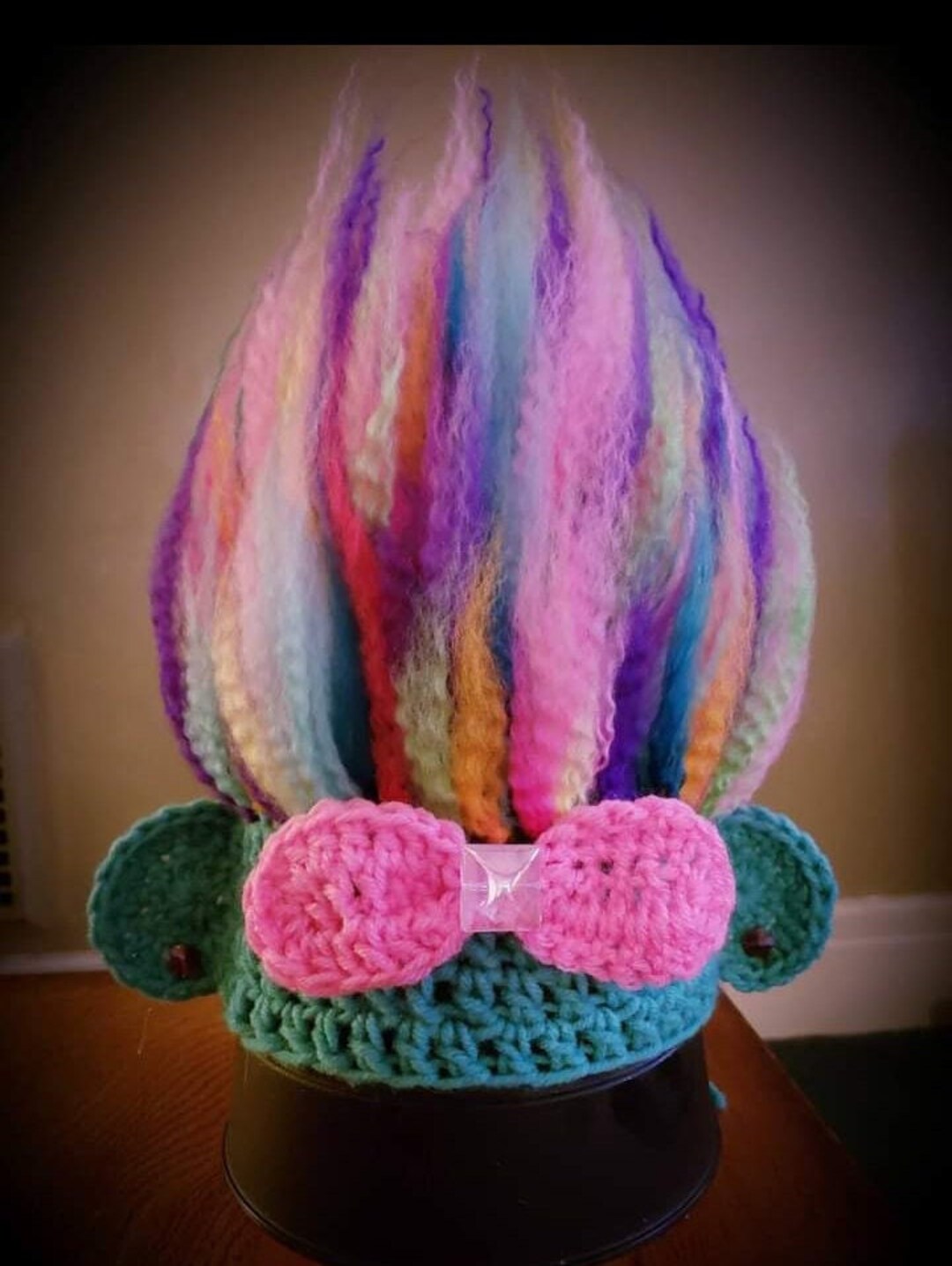 Rainbow Trolls Hat - Etsy