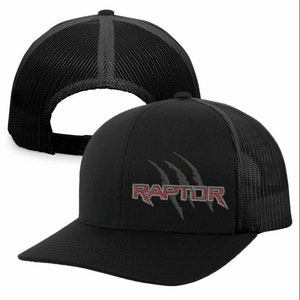 Custom Embroidered Raptor Hat - Etsy