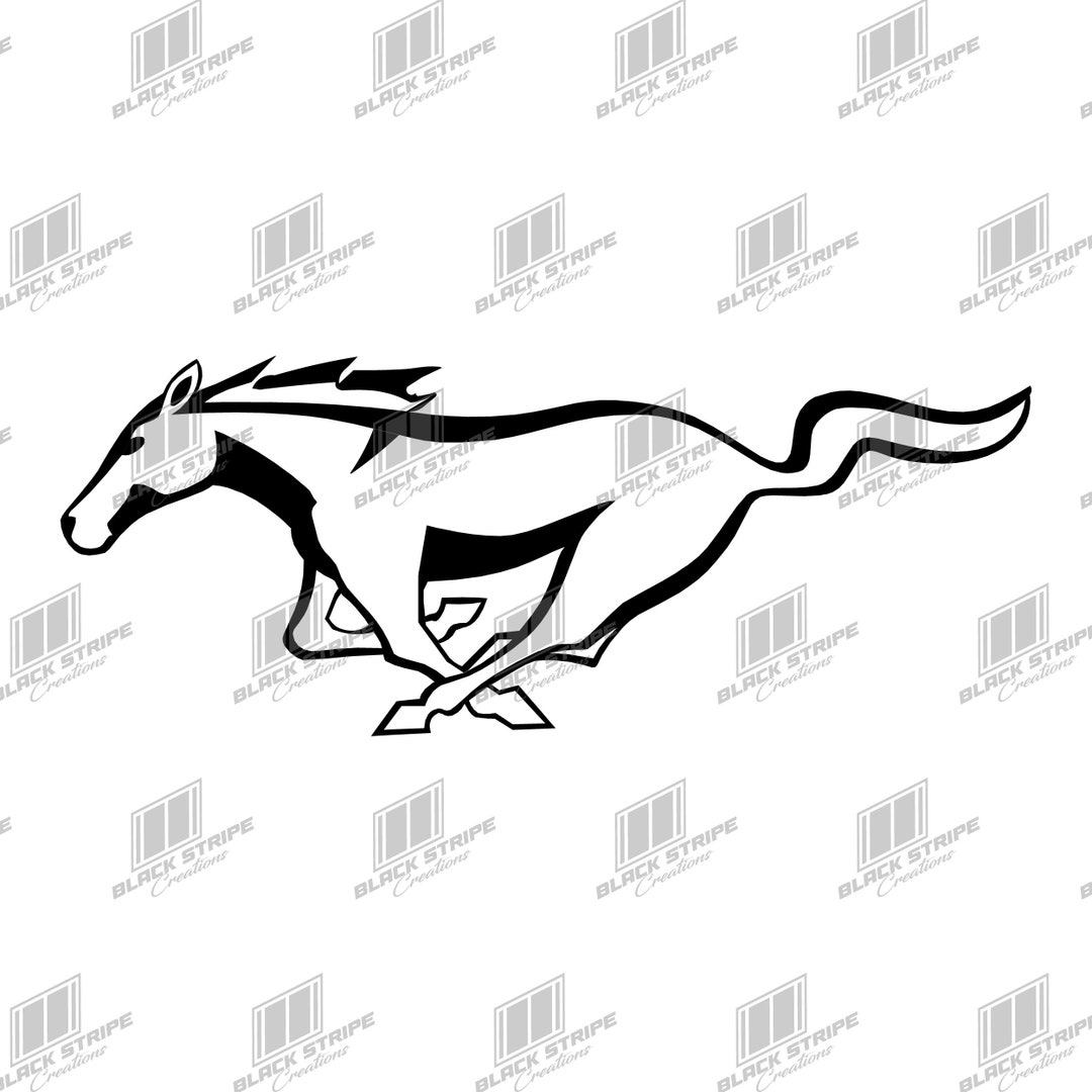 High Quality Digital SVG File - Mustang - Etsy
