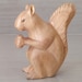 Hand Carved Squirrel Sculpture From Natural Wood - Etsy