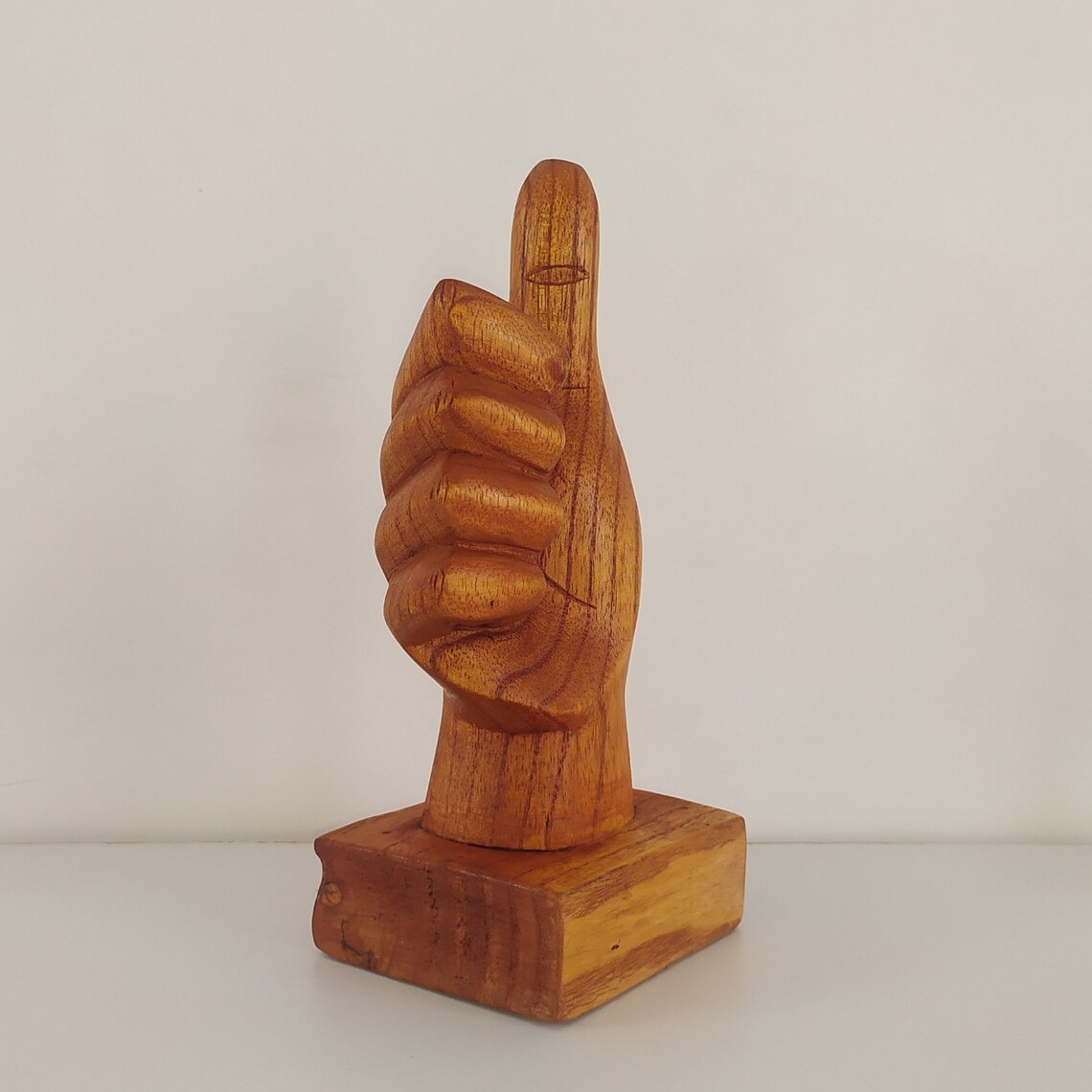 Thumbs up Hand Wooden Statue. Hand Carved. Gifts for Him. | Etsy
