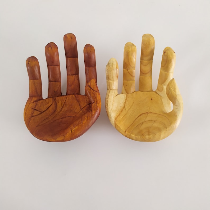 Wood Hand Carving. Wooden Hand Sculpture Praise and Gratitude. - Etsy