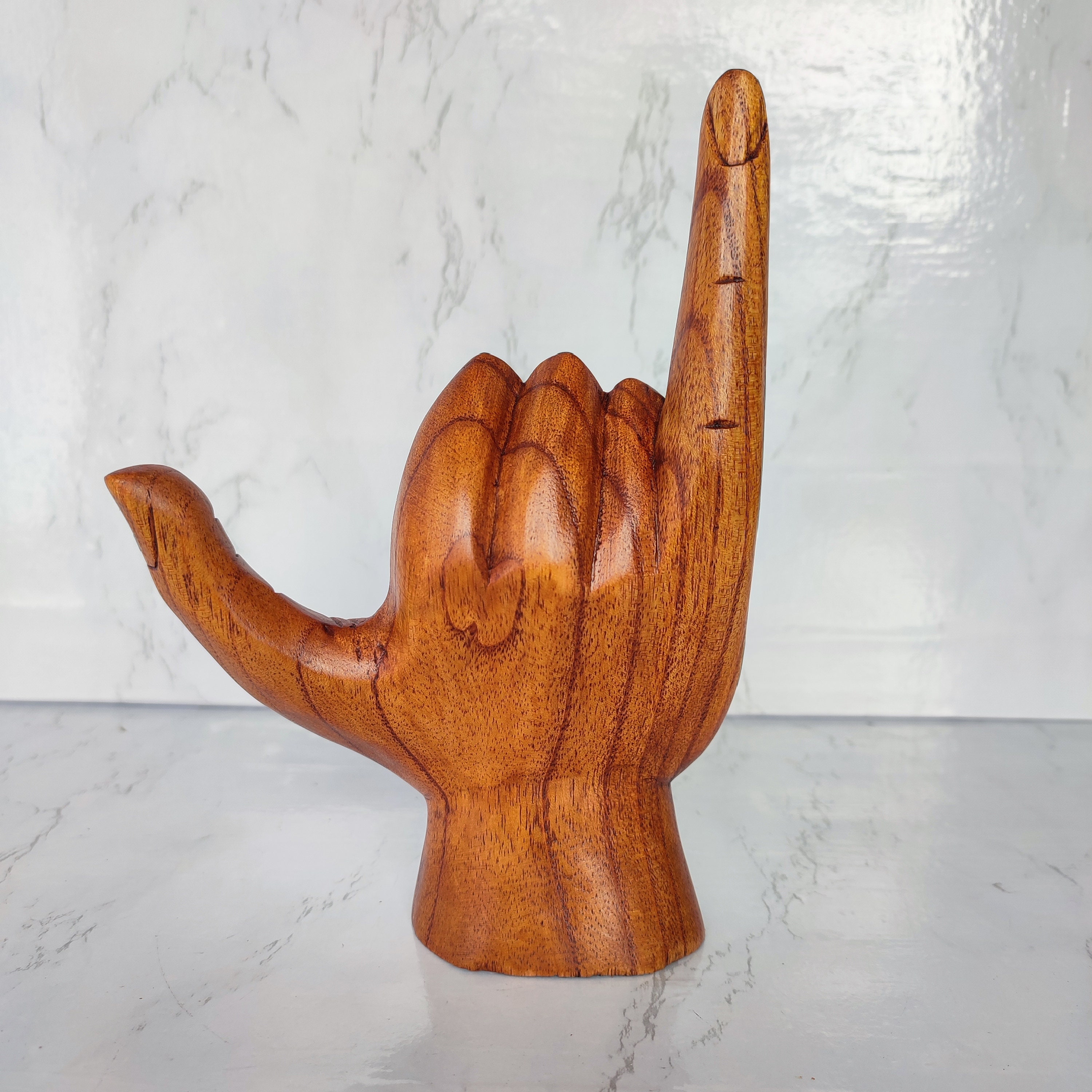 Hawaiian Shaka Sign. Natural Y Hand Language. Sign Language - Etsy