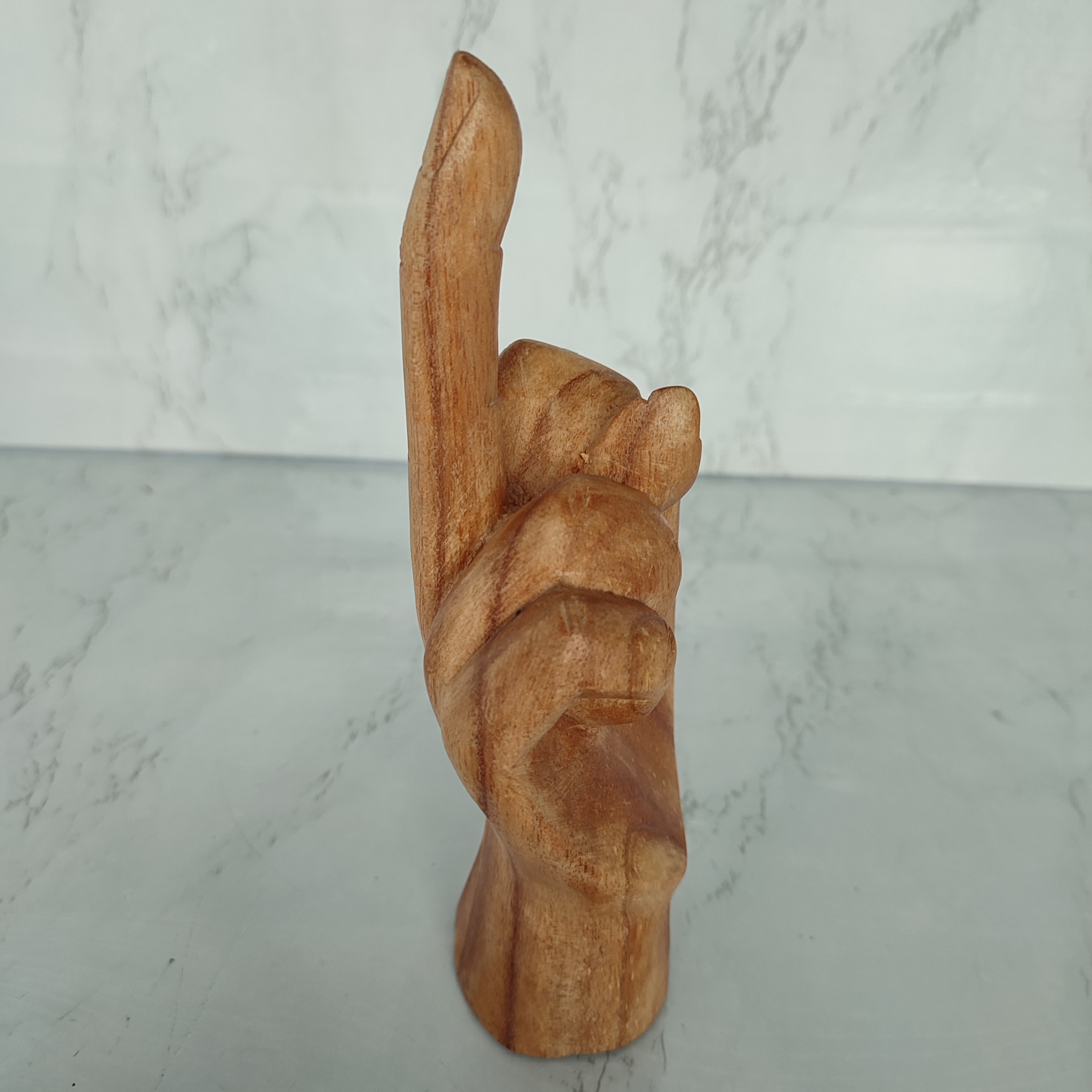 Wooden Middle Finger Hand Statue. Clear Hand Sculpture. Sign - Etsy