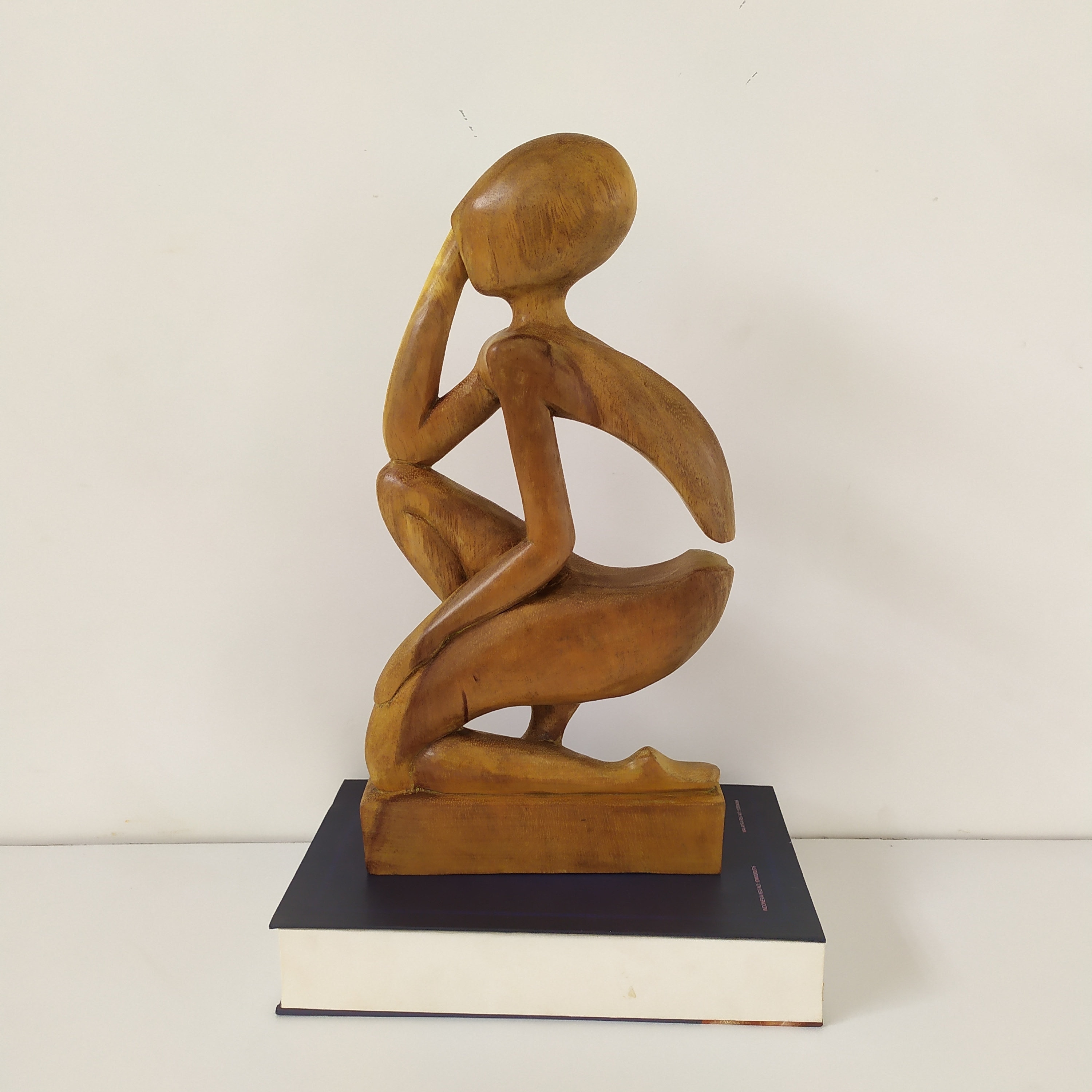Sculpture of a Person Thinking Abstract Thinker Sculpture - Etsy