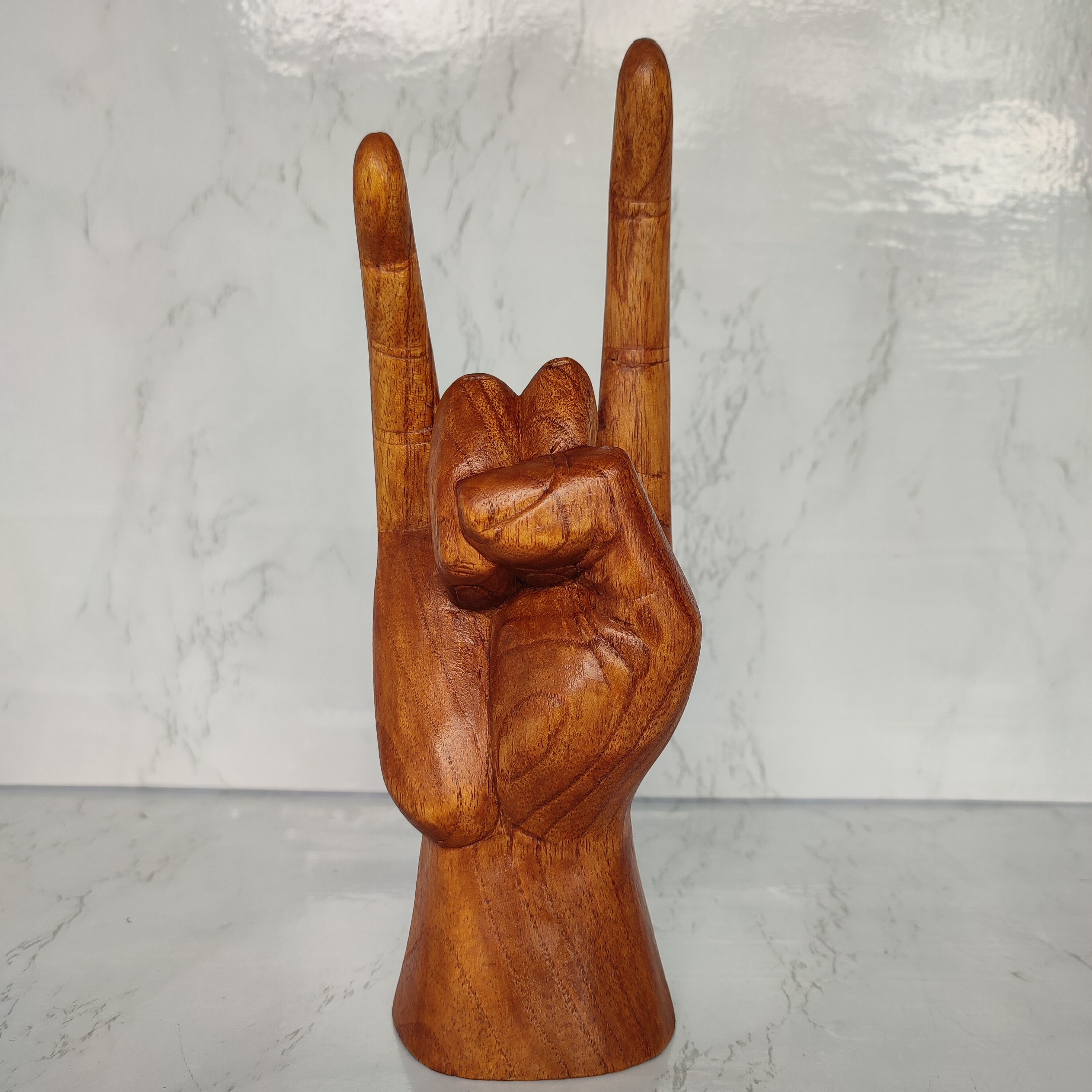 Rock and Roll Hand Sign Language Sign of the Horns Hand - Etsy