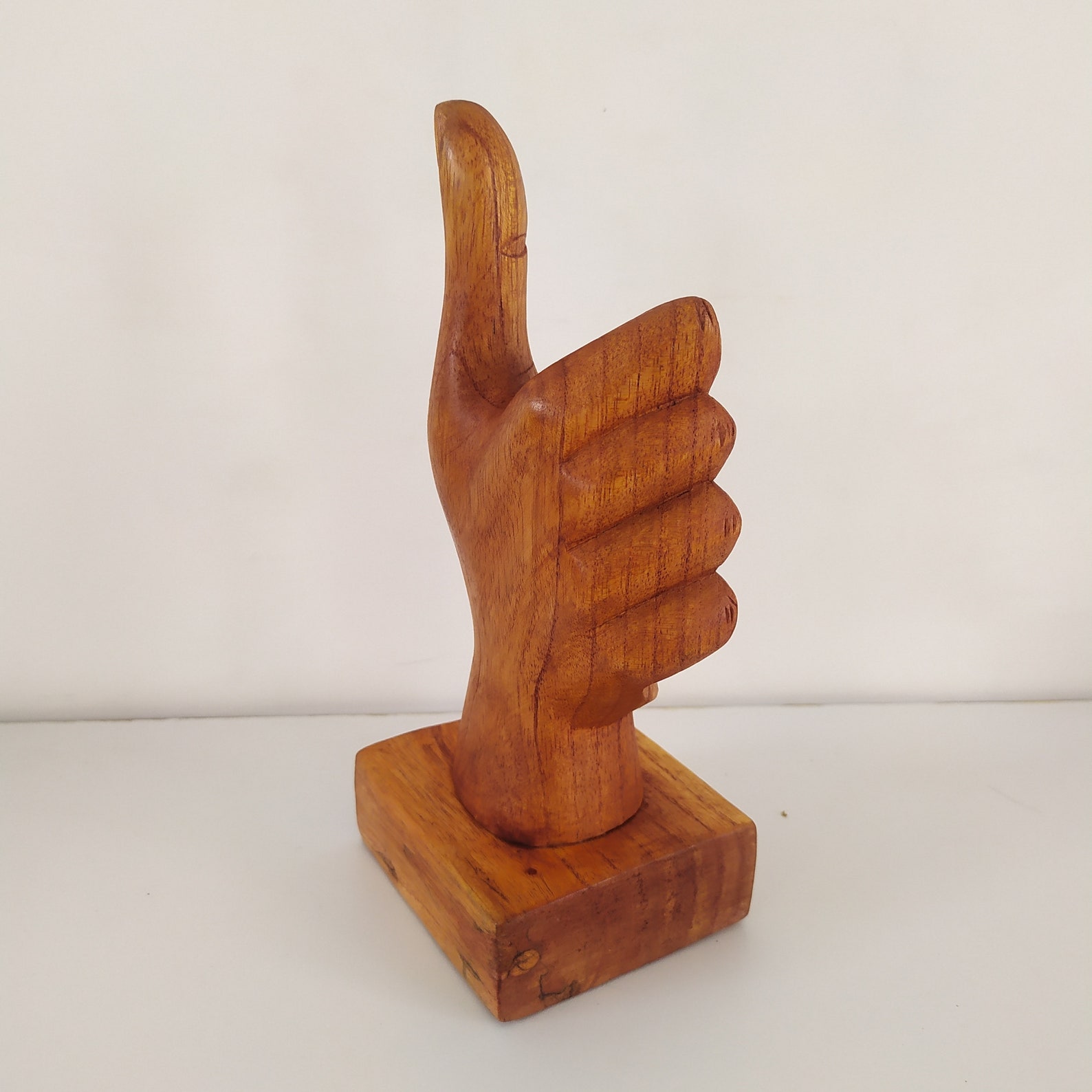 Thumbs up Hand Wooden Statue. Hand Carved. Gifts for Him. | Etsy