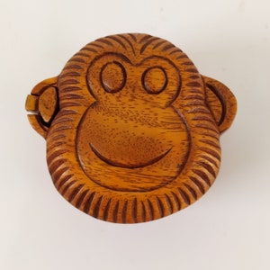 Beautiful Wooden Jewelry Box / Monkey Puzzle Box / Handcrafted Puzzle ...