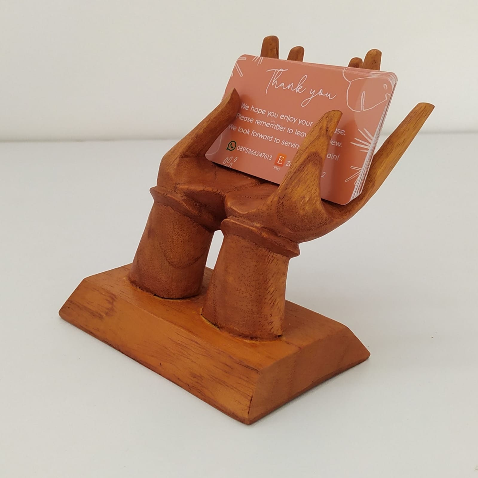 Hand Sculpture. Name Card Place. Table Decoration. Office Decoration ...
