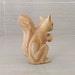 Hand Carved Squirrel Sculpture From Natural Wood - Etsy