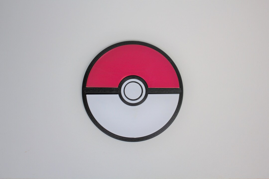 Pokemon Pokeball Coaster 3D Printing - Etsy