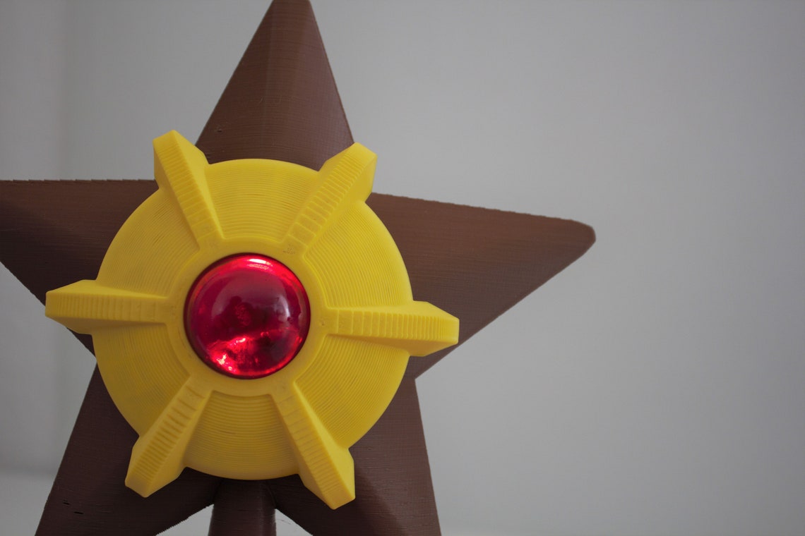 Sterndu Tree Topper Pokémon Poinsettia Christmas Tree - Etsy