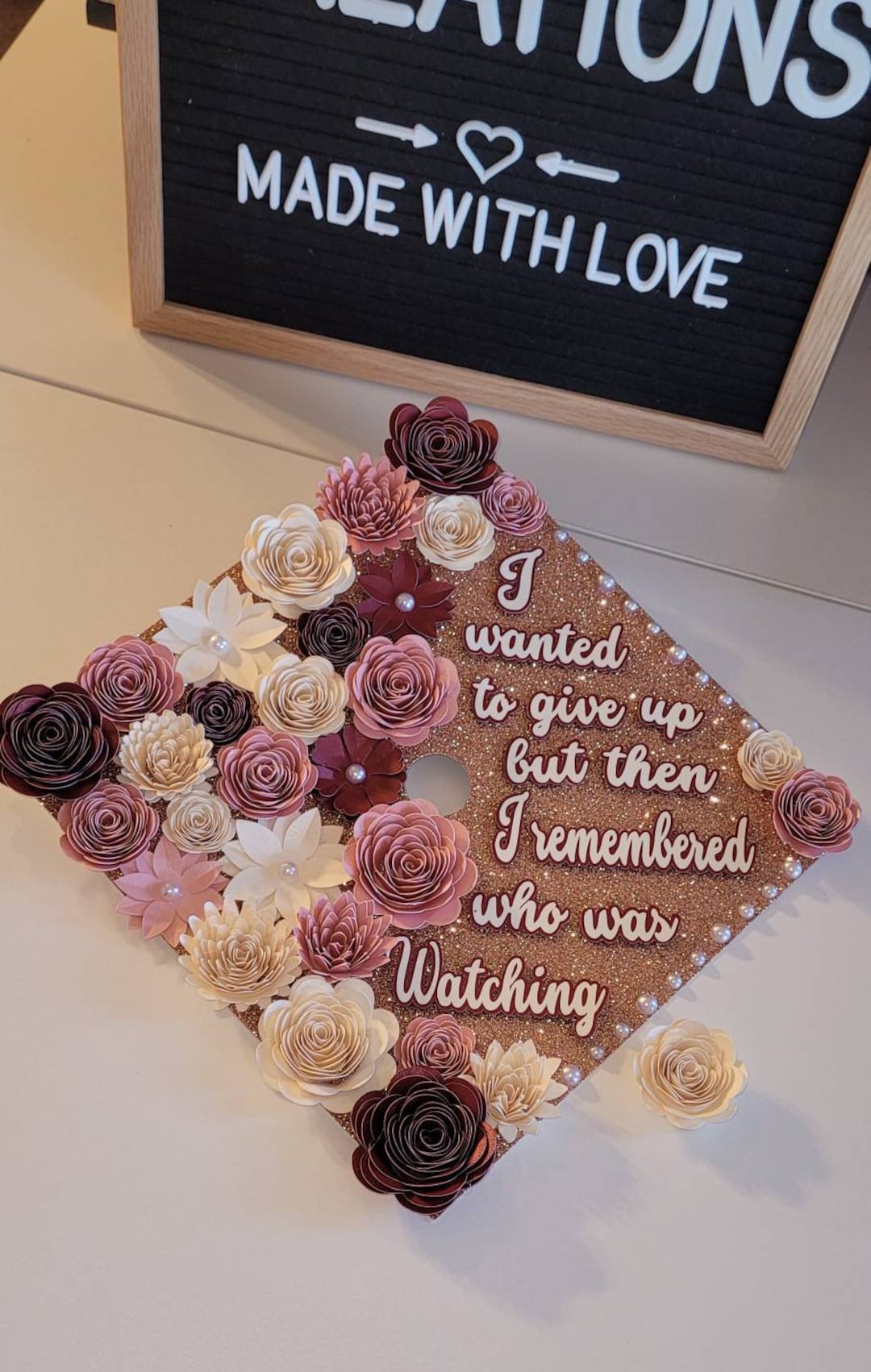 Graduation Cap Topper / Personalized Grad Cap / Custom Made ...