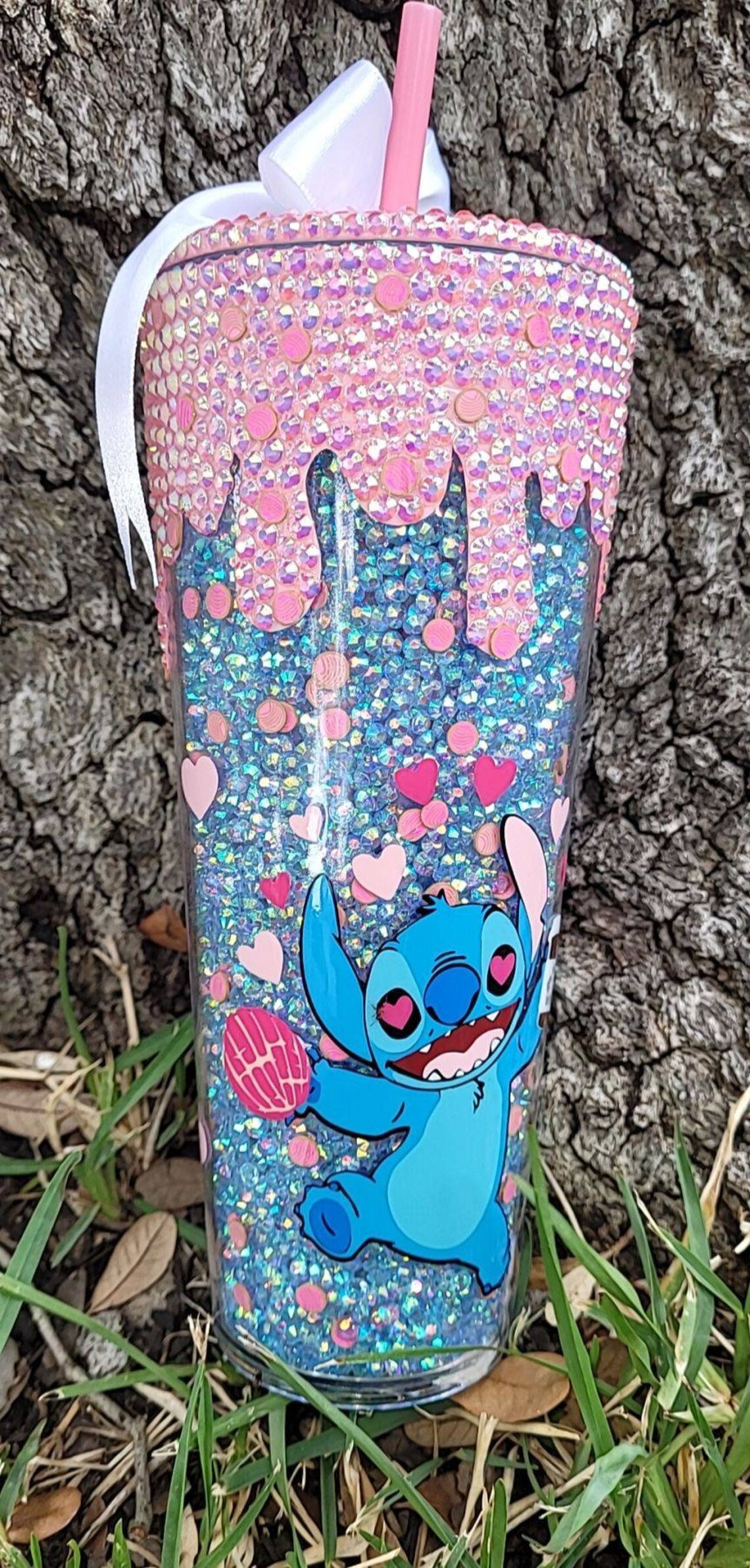 Stitch Rhinestone Tumbler / Rhinestone Drip / Rhinestone Lid / Sealed ...