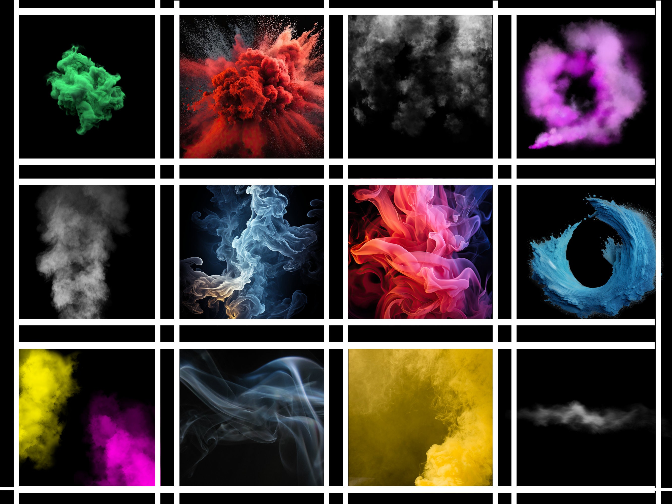 500 Smoke Effect Photo Overlays, Fog, Steam (digital Download) - Etsy