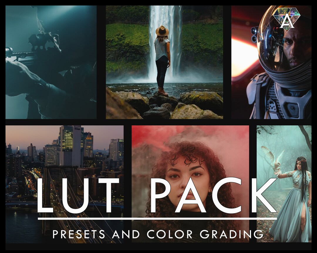 200 Cinematic Movie Luts Package for Color Grading Video and Photo. Use ...