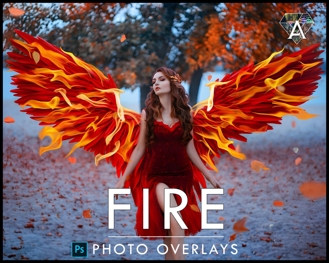 130 Real Fire Overlays for Editing Photos. Use as Overlays in Adobe ...