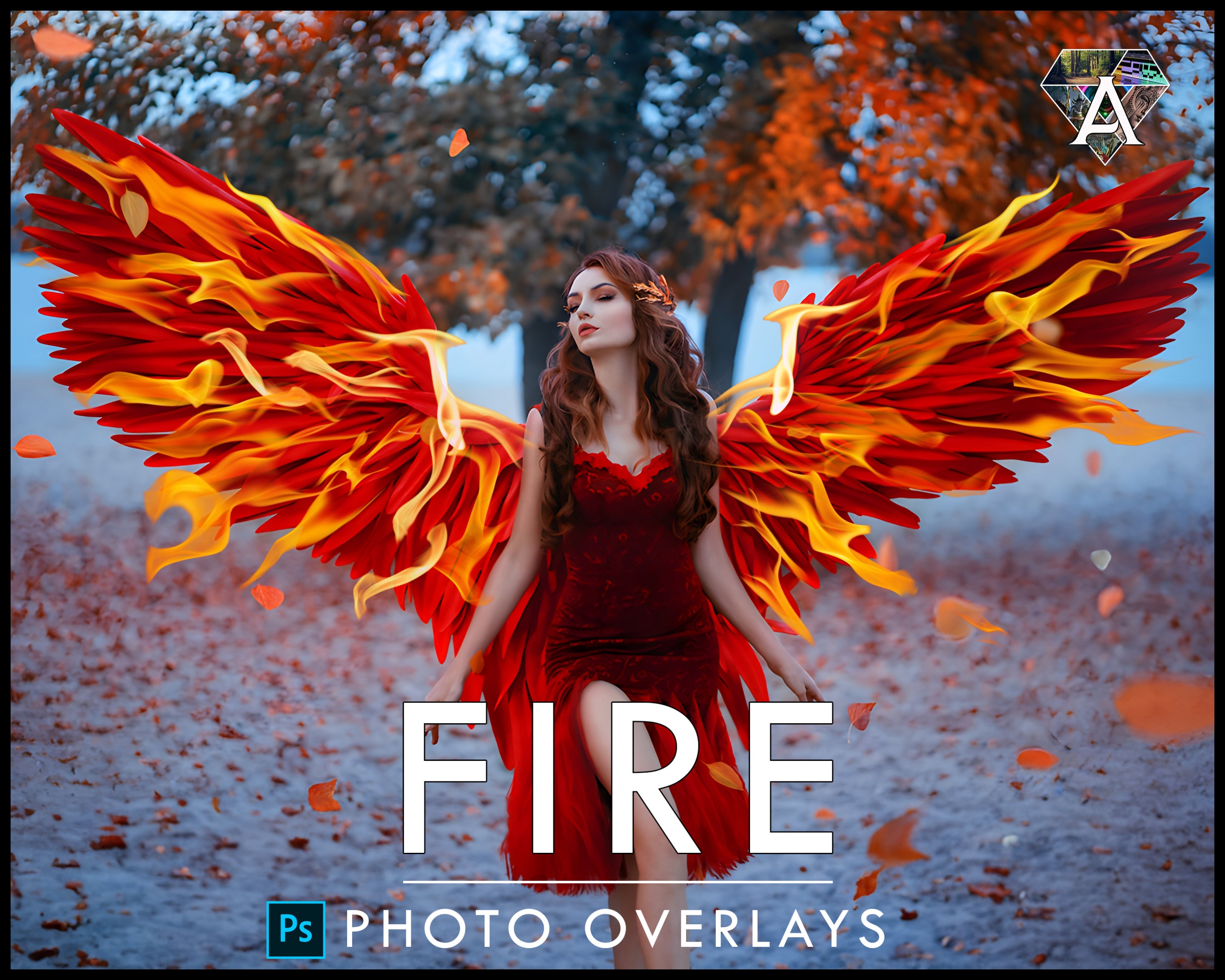 130 Real Fire Overlays for Editing Photos. Use as Overlays in Adobe ...