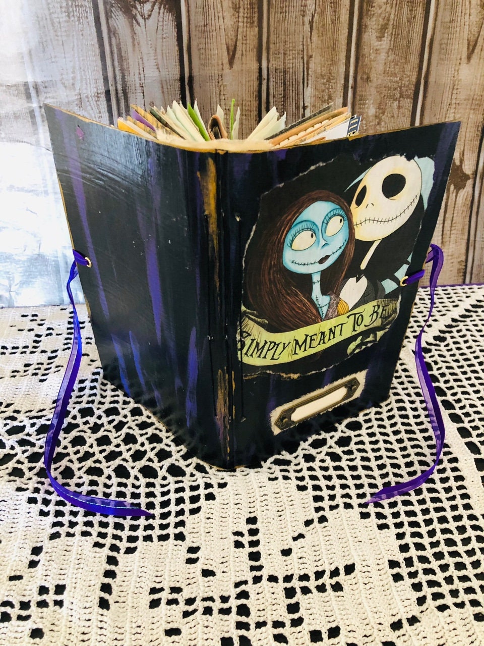 Nightmare Before Christmas Junk Journal Diary Scrapbook | Etsy