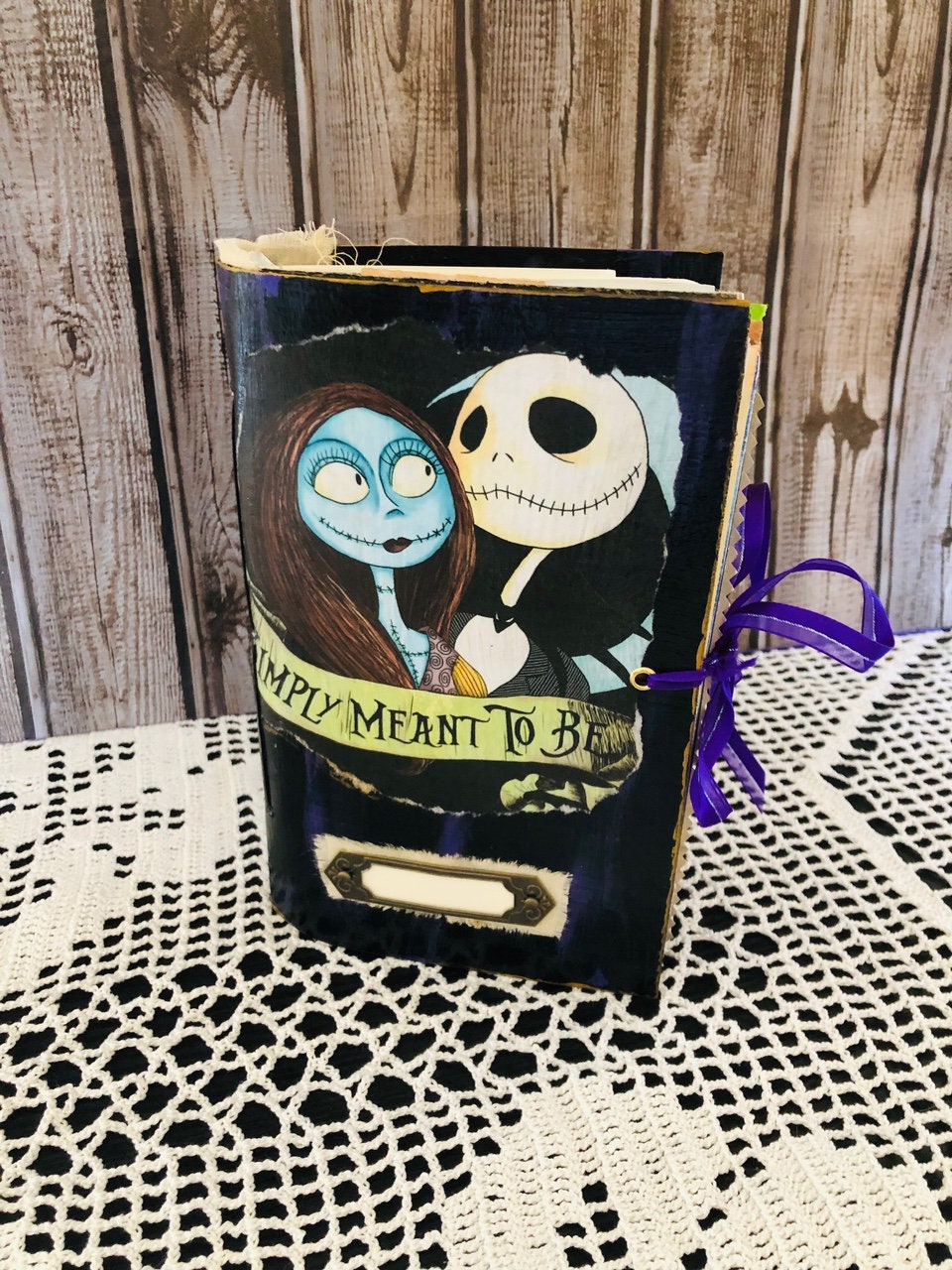 Nightmare Before Christmas Junk Journal, Diary, Scrapbook - Etsy