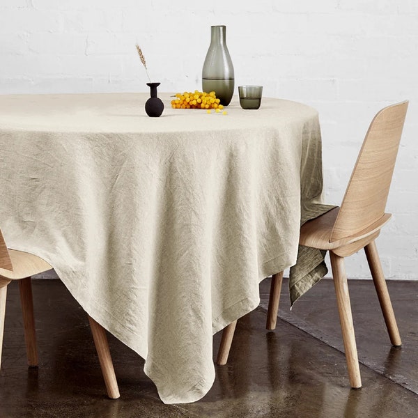 Linen Tablecloth - Etsy